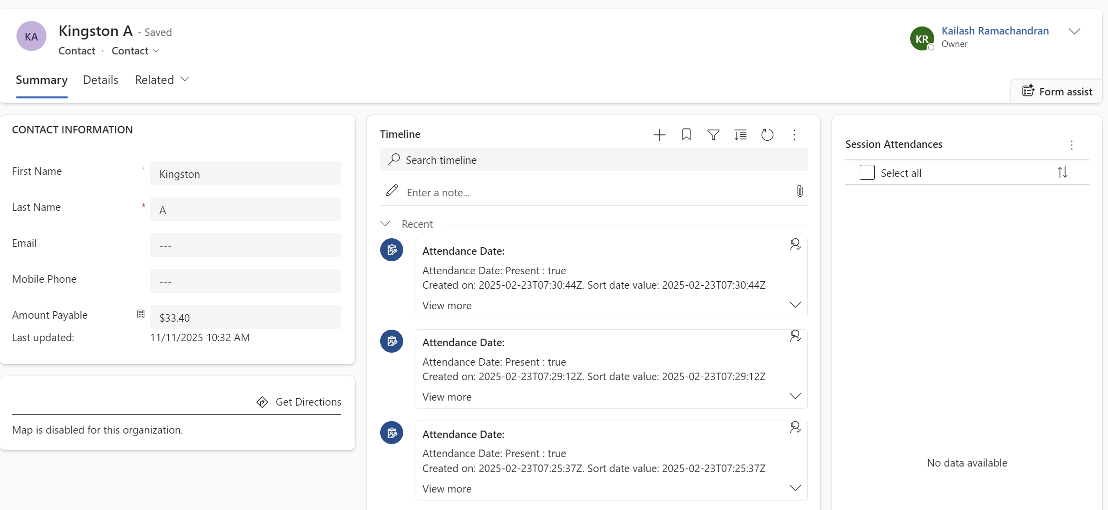 Extending the Power Apps Timeline: Displaying Attendance Records with a ...